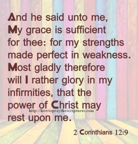 And He Said Unto Me 2 Corinthians 12-9