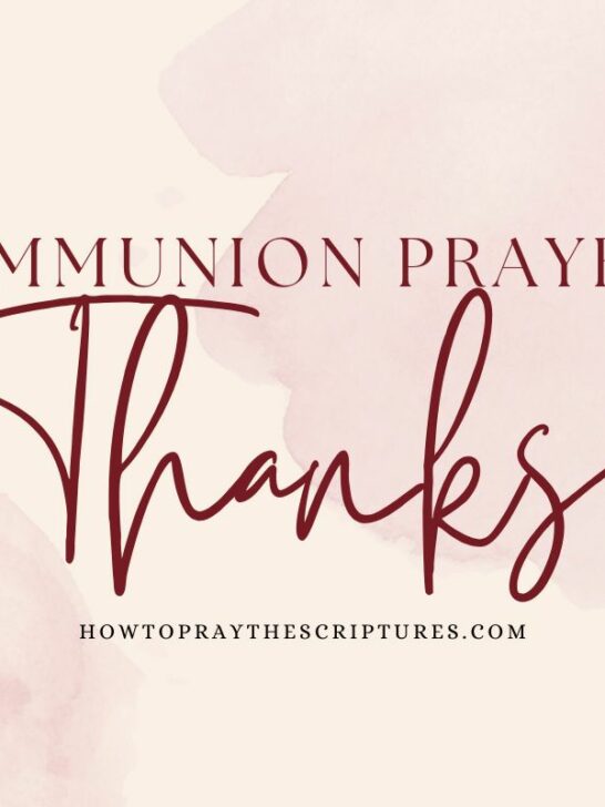 A Closing Prayer for Sunday School