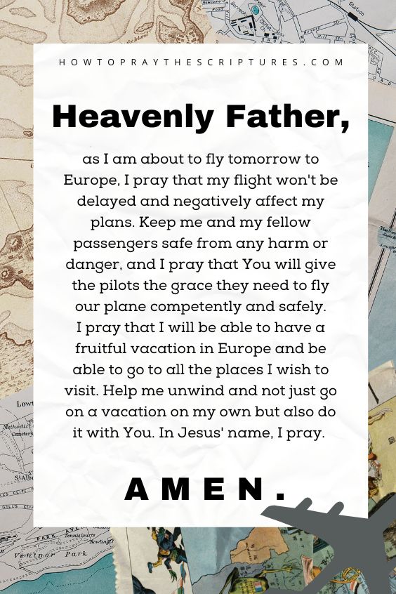 A Prayer Before Traveling