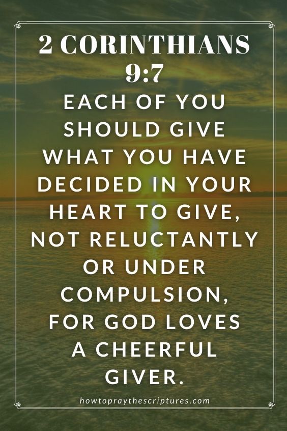 How To Pray For Tithes And Offerings