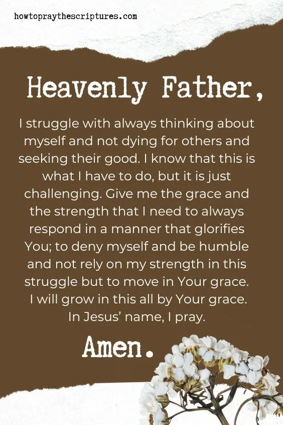 A Prayer For Struggles