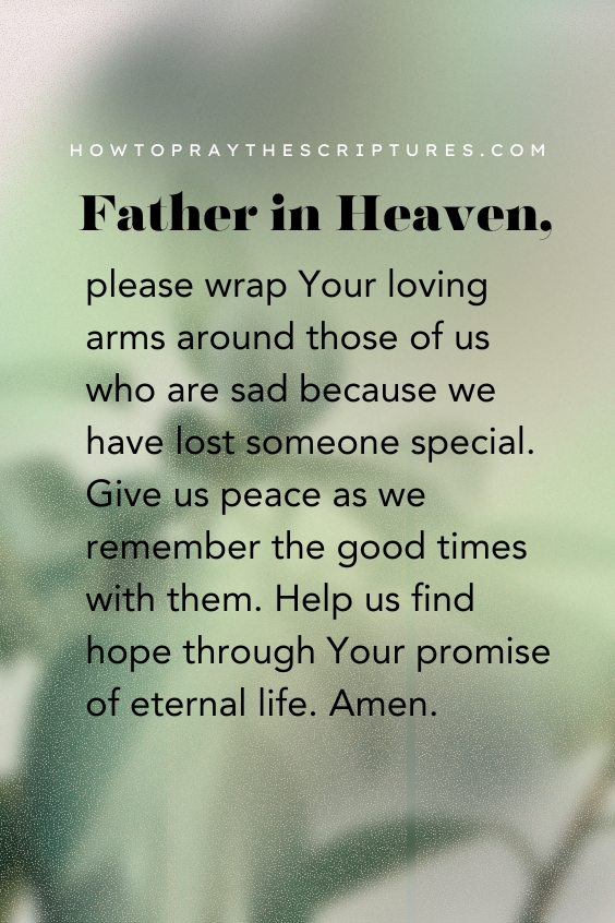 How To Pray After Losing A Loved One