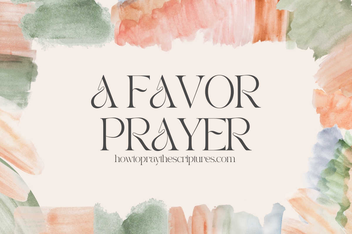 A Favor Prayer