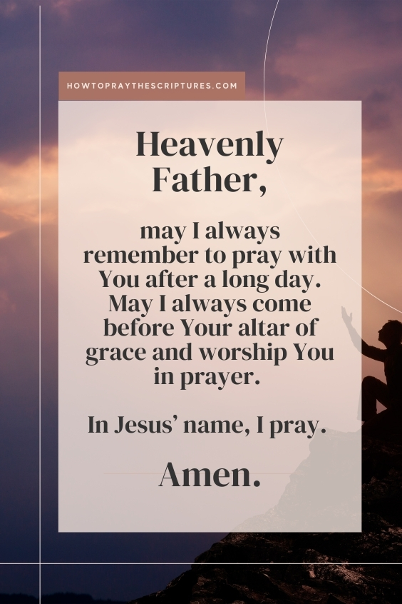 A Good Prayer At Night