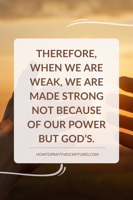 A Prayer For Weakness