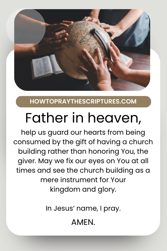 A Prayer For A Church Building