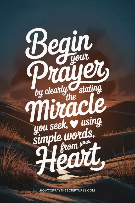 How Do I Pray To God For A Miracle